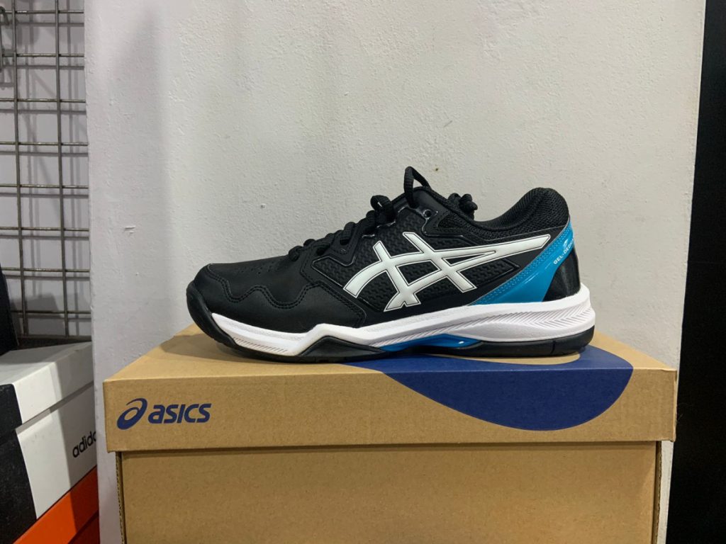 Sepatu Tenis Asics Gel Dedicate 7 Men Black Island / Blue – Sadhana Sport