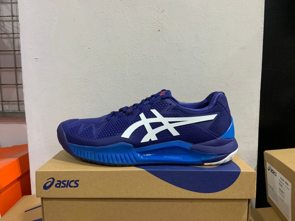 Sepatu Tenis Asics Gel Resolution 8 Men Dive Blue / White – Sadhana Sport